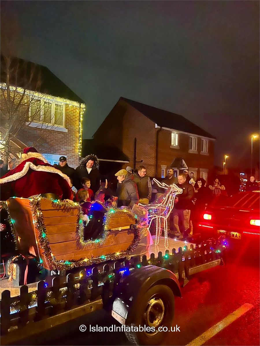 Lightning mcqueen and santa sleigh for hire - Bouncy Castle ...
