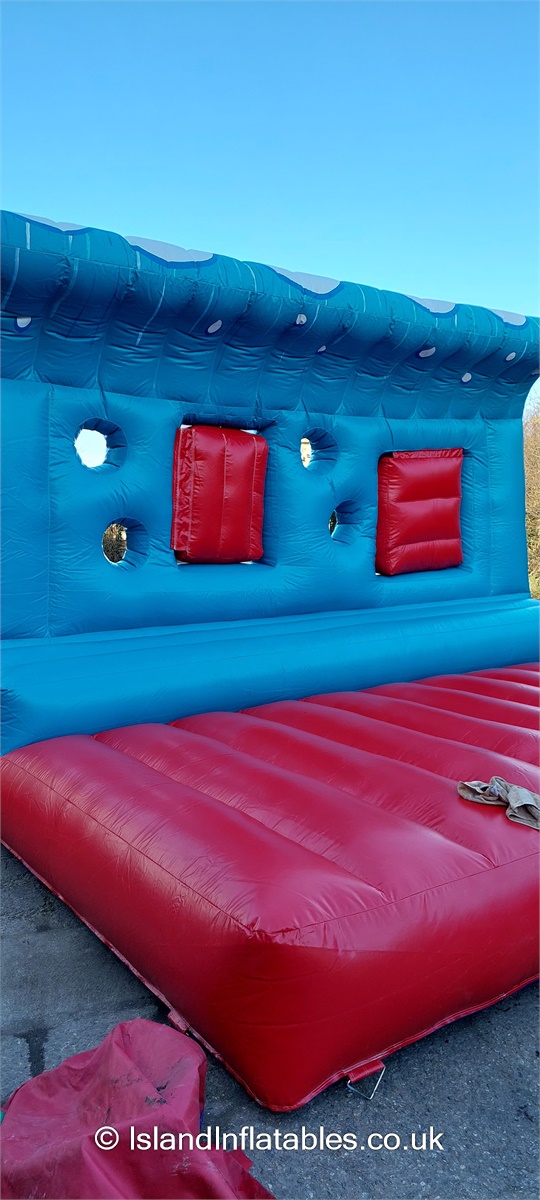 Wipeout Wall Game For Hire - Bouncy Castle / Entertainment / Rodeo Bull ...